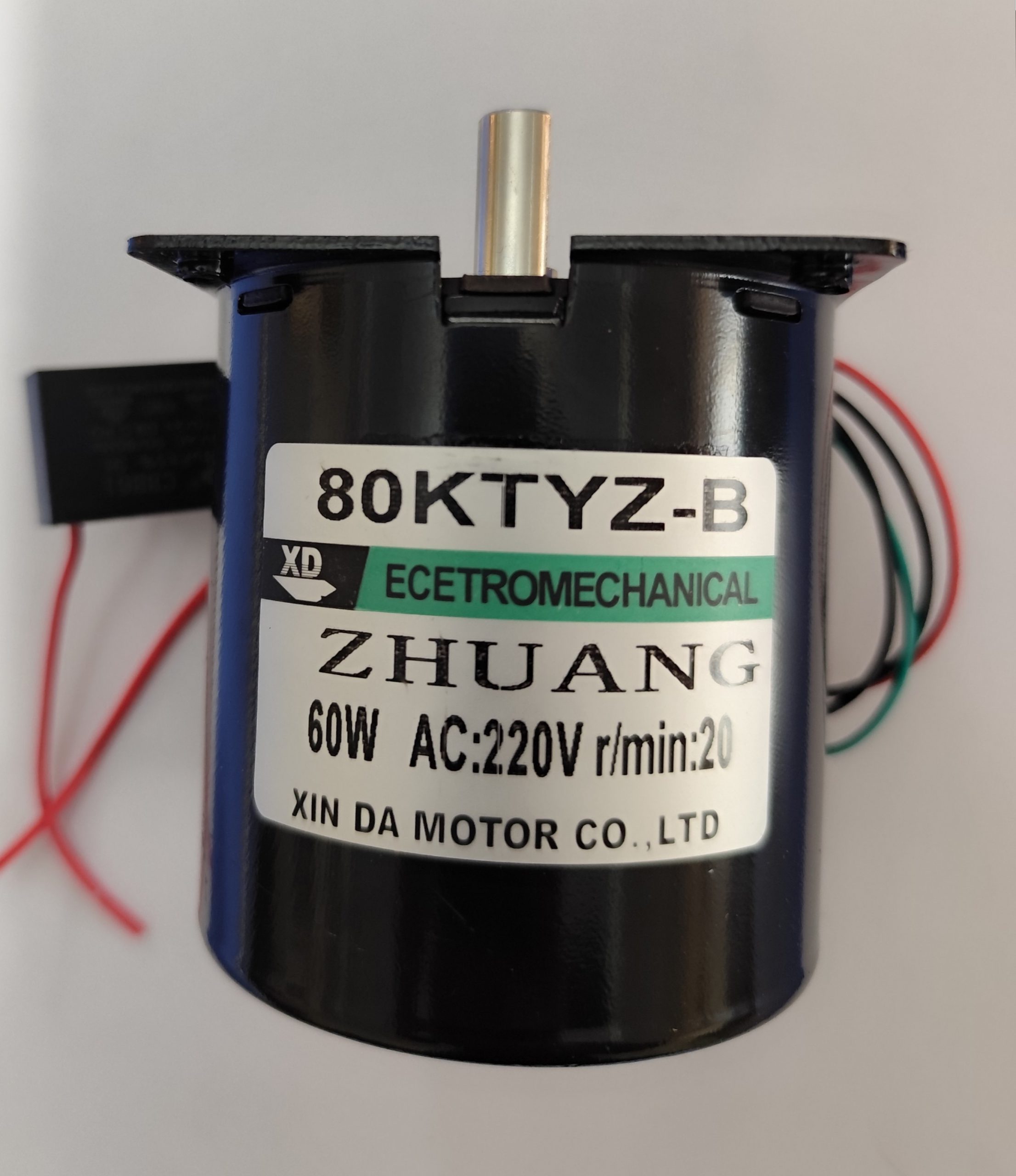 قیمت و خرید موتور گیربکسی 80KTYZ AC 220V 20RPM - ققنوس الکترونیک