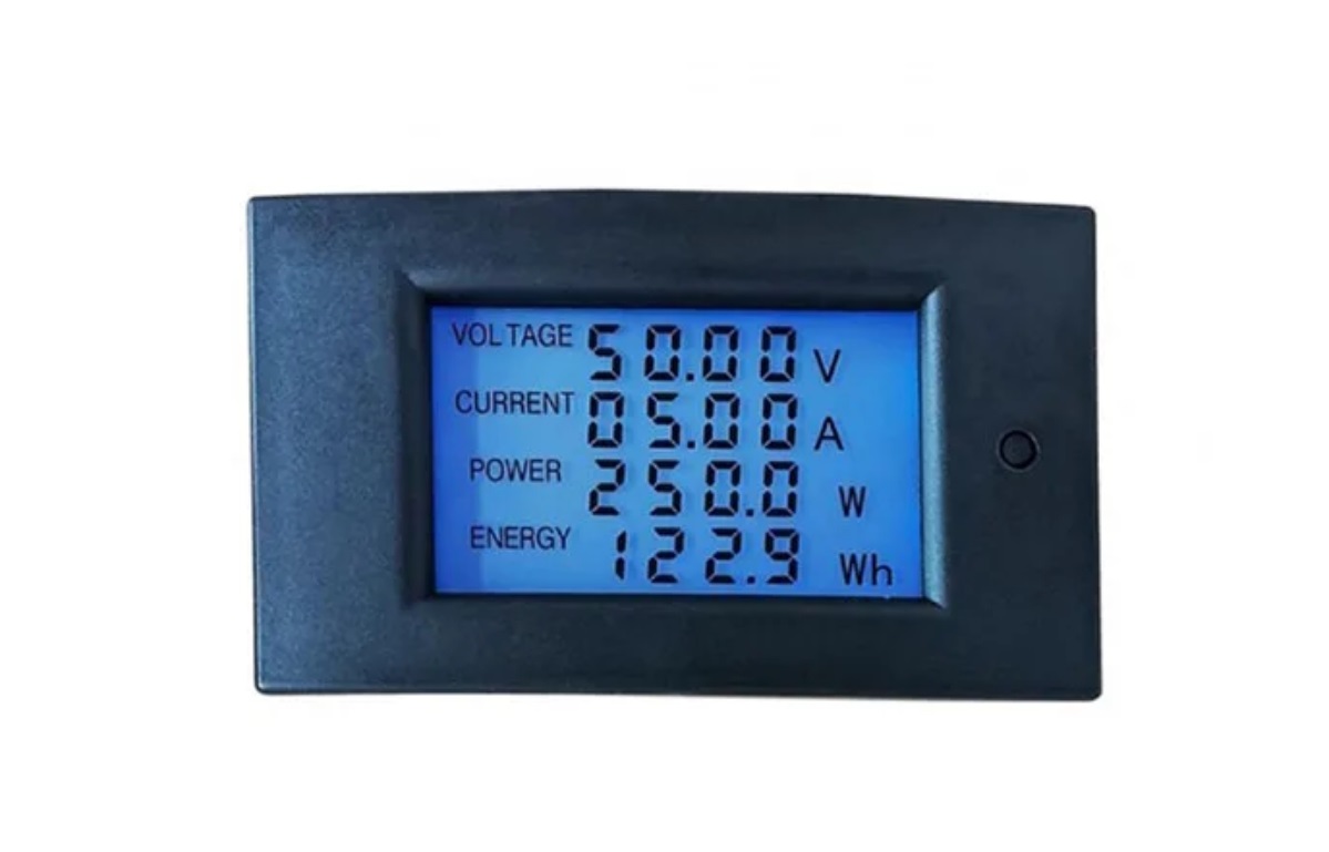 قیمت و خرید وات‌متر تابلویی DM20 100V 20A DC | قابلیت اندازه‌گیری ولتاژ